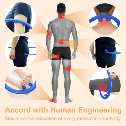 Back and Neck Massager Trigger Point Handheld Massage Stick Self Massage Hook | eBay