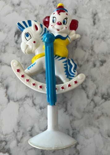 Vintage Rattle Larry Harmon Baby Toy BOZO THE CLOWN Rocking Horse ...