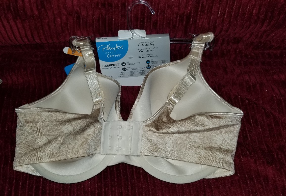 New w/Tag 4648 PLAYTEX Love my curves 38DD Bra Undewire Back Closure ...