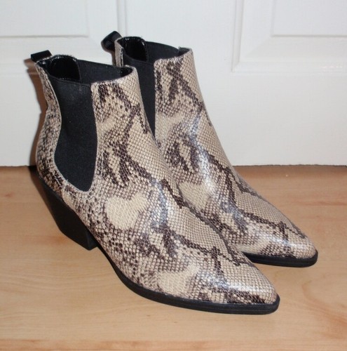 BNWT Primark New Look womens cowboy croc heeled ankle boots various ...
