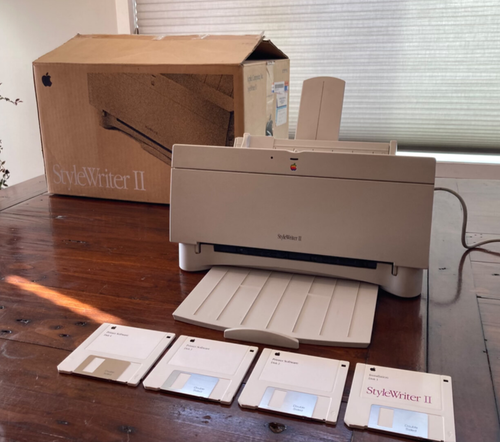 Apple StyleWriter II - powers on - watch video | eBay