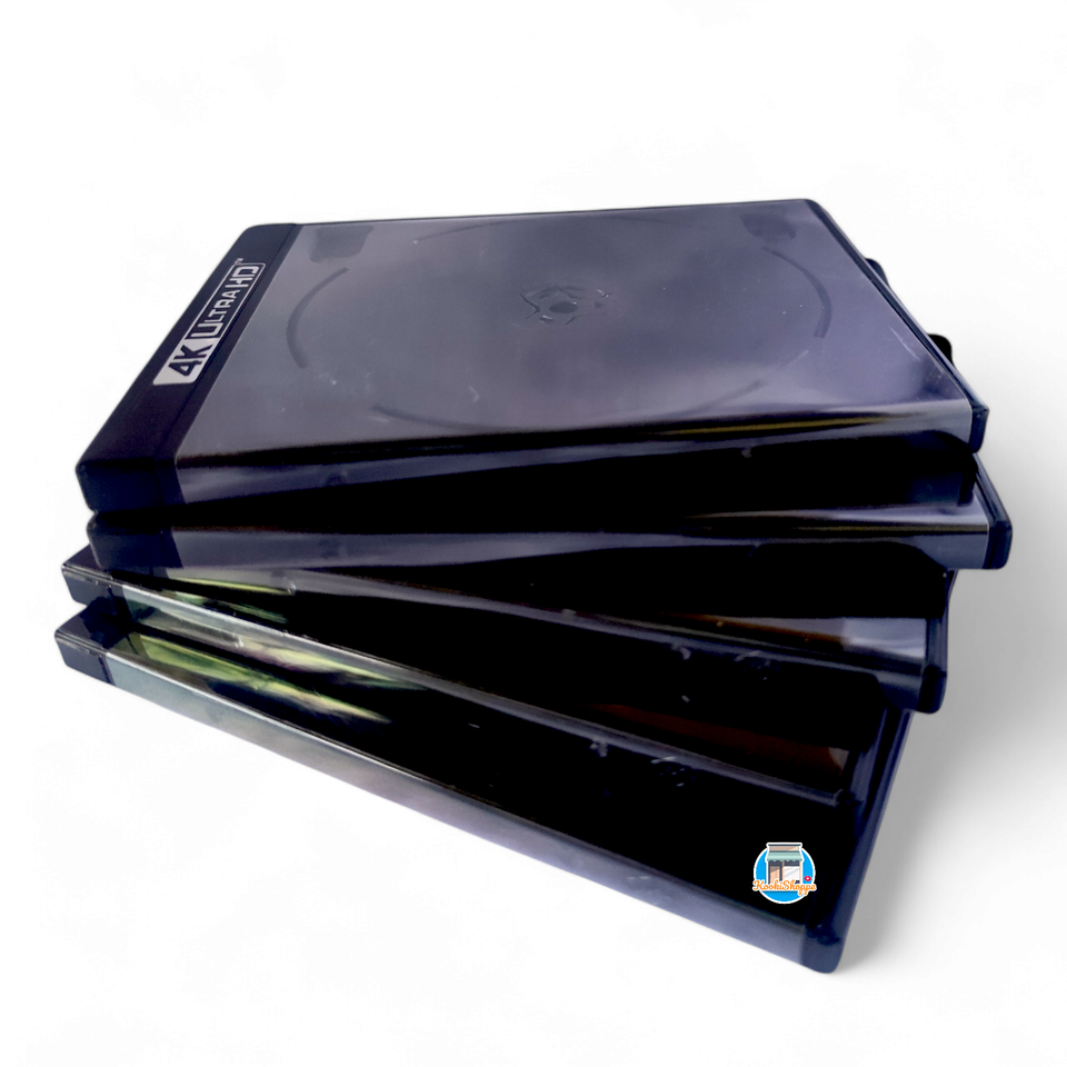 5 pcs 4K ULTRA HD Replacement Cases Blu-ray DVD Storage for 2 Disc per ...