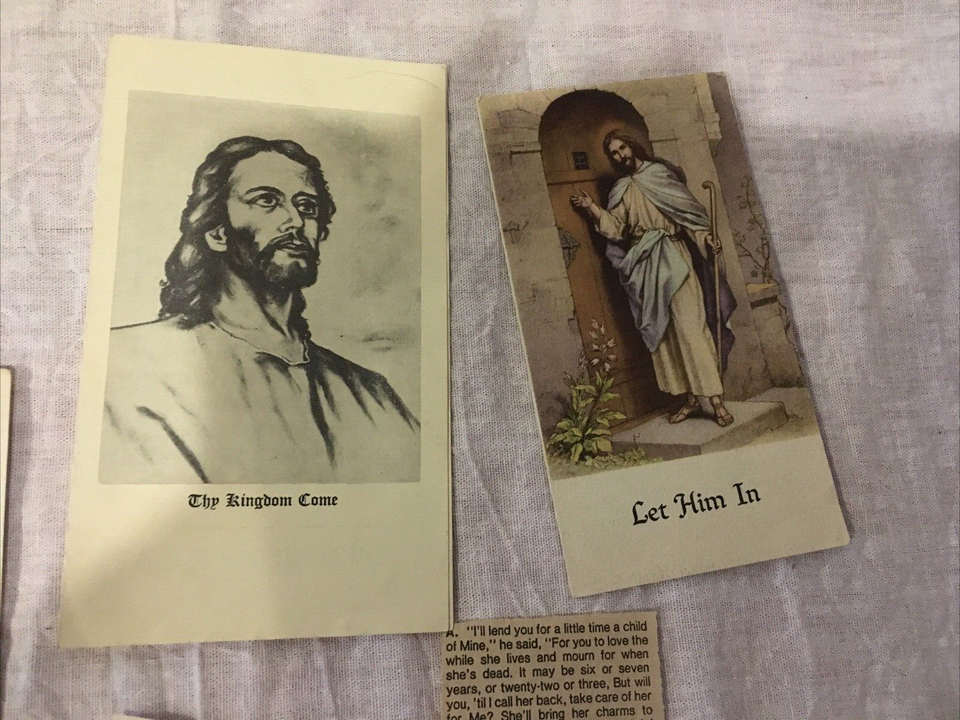 Vintage Religious Christian Pamphlets Booklets Lot Certificate 1950's ...