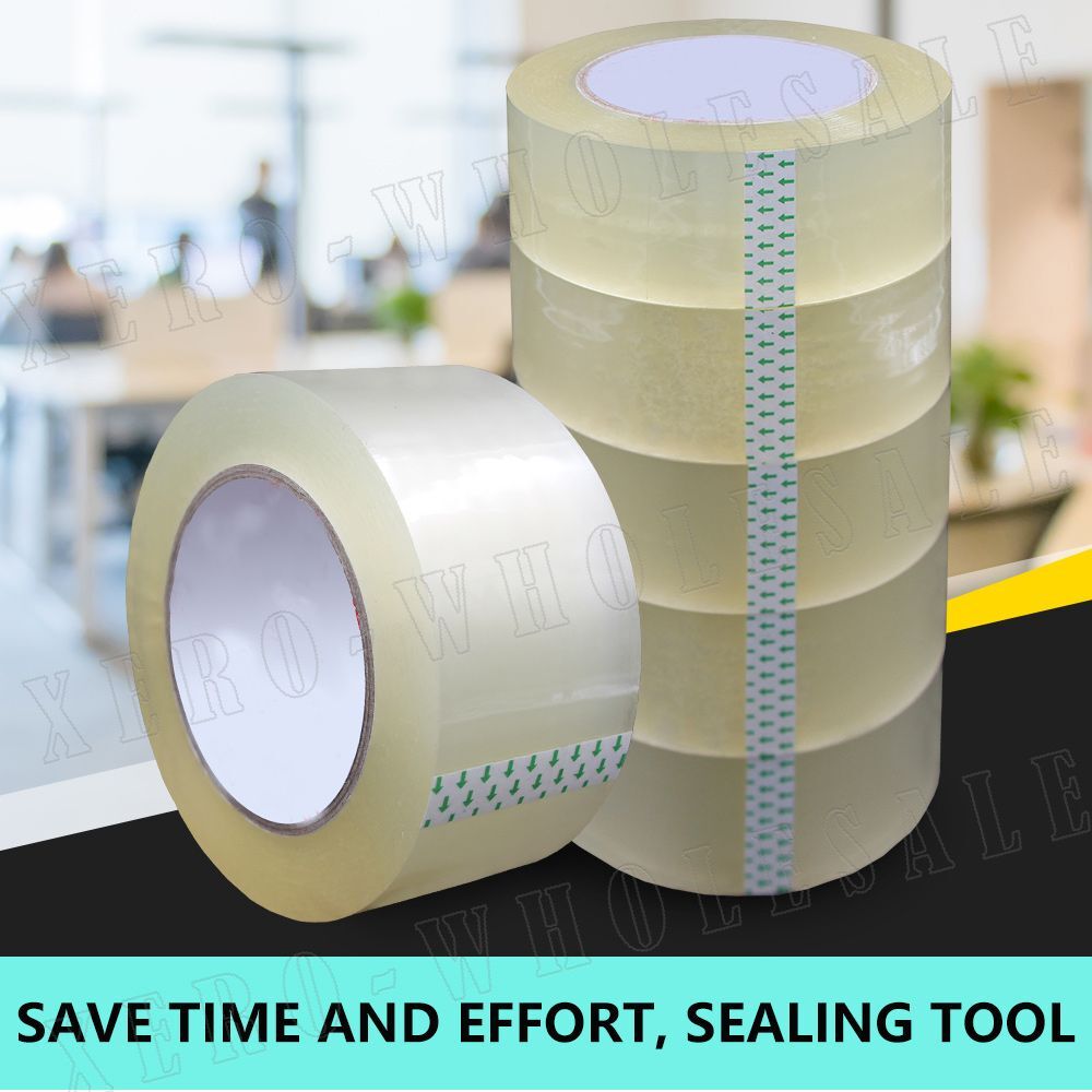 Packing Tape 36 Rolls Packaging Boxes Cartons Clear Sticky Sealing Tape ...