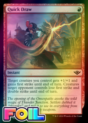 x1 Quick Draw OTJ MTG 138 FOIL COMMON M/NM 1x | eBay