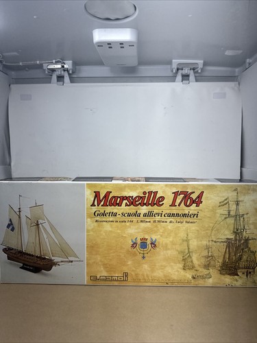 C Mamoli 1/64 Marseille 1764 Museum Quality Wooden Ship Model Kit C ...