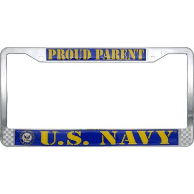 Proud Parent U.S. Navy United States Navy Logo License Plate Frame | eBay