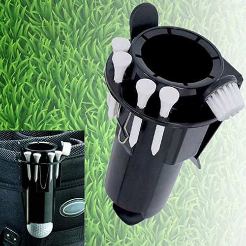 Portable Golf Ball Tees Holder Golf Tee Brush Golf Divot Tool Set Golf ...
