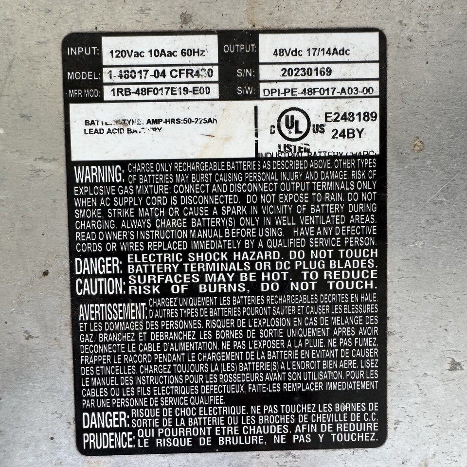 Accusense Battery Charger Rapid 48 Volt 15 Amp Smart Charger CFR430 | eBay