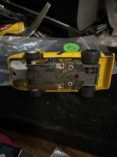 AFX Aurora Vintage HO Scale Slot Car 1971 Dodge Charger Daytona Yellow ...