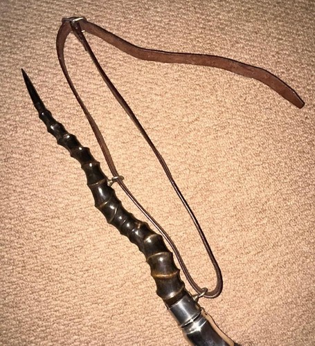 Antique Military Horse Hair Fly Whisk - Blackbuck Antelope Handle ...