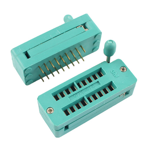 1Pcs Universal Gold Plated 2.54mm 18P 18 Pin DIP ZIF Test Chip IC ...