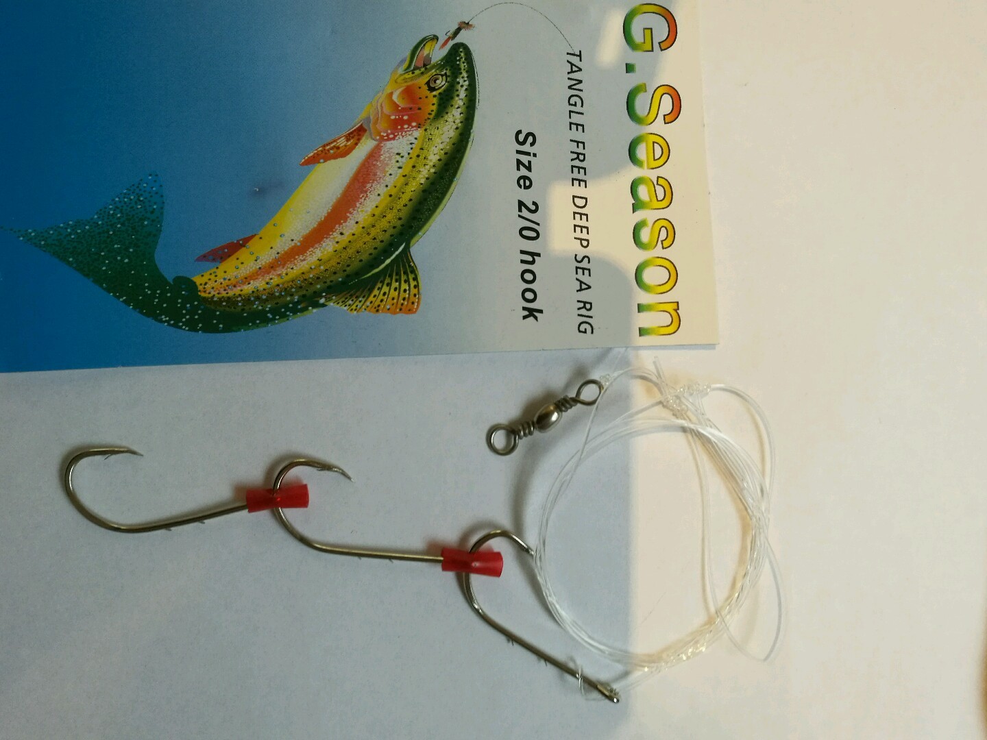 12 tangle free fishing rigs (for tylor/salmon/snapper/pinky/flathead ...