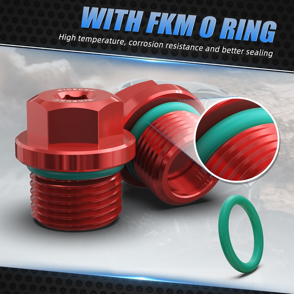 Transmission Fill & Drain Plug Kit 3234756 For Polaris RZR XP 1000 570 ...