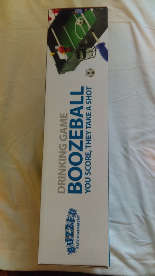 Boozeball Drinking Game Table Balls Shot Glasses Guy Gift 15"X 9 ...