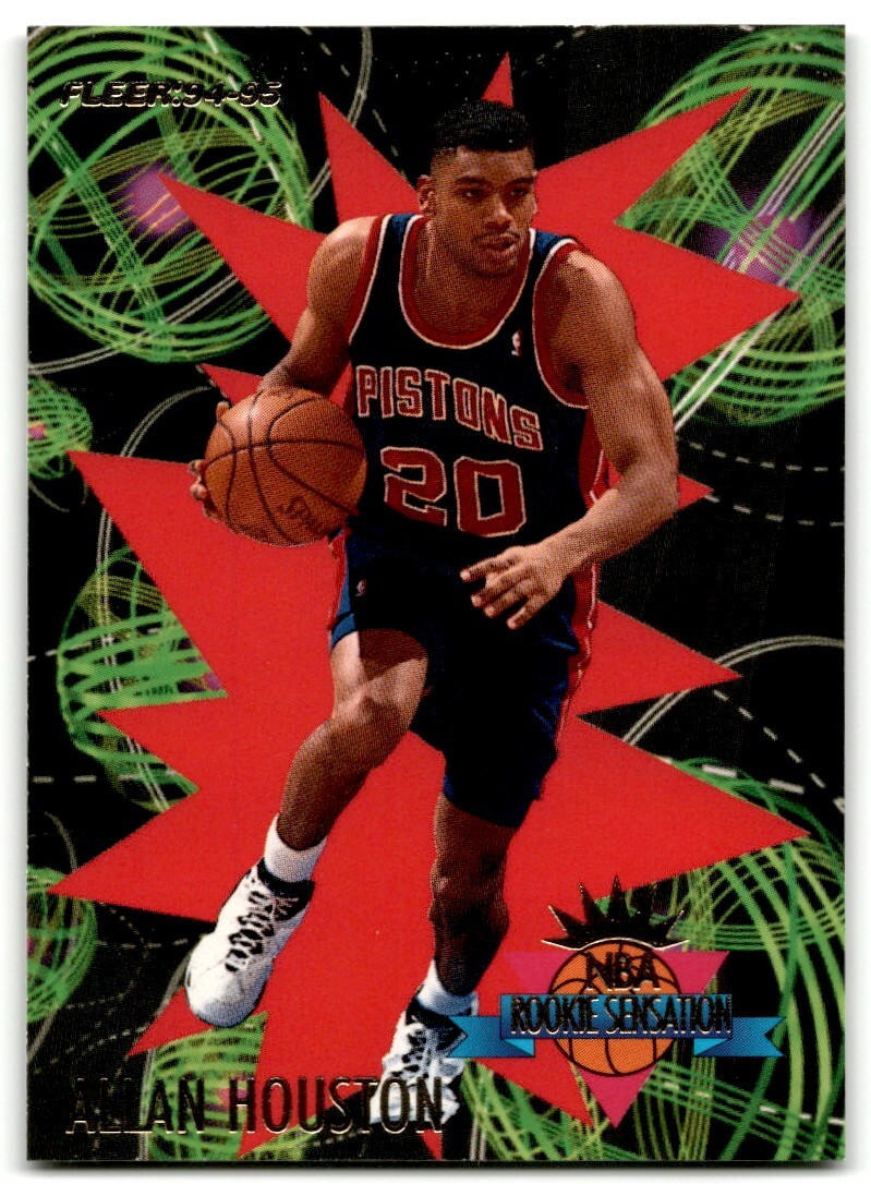 1994-95 Fleer Rookie Sensations Allan Houston Detroit Pistons #10 | eBay