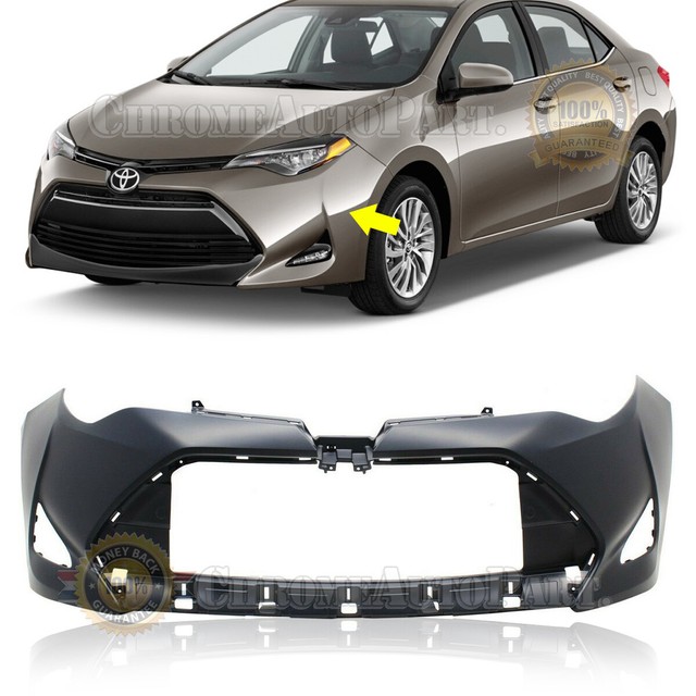 Primed Front Bumper Cover for Toyota Corolla 2017-2019 To1000423 ...