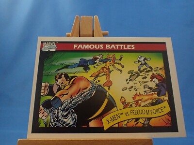 X-Men vs Freedom Force Famous Battles Marvel Universe 1990 #118 | eBay