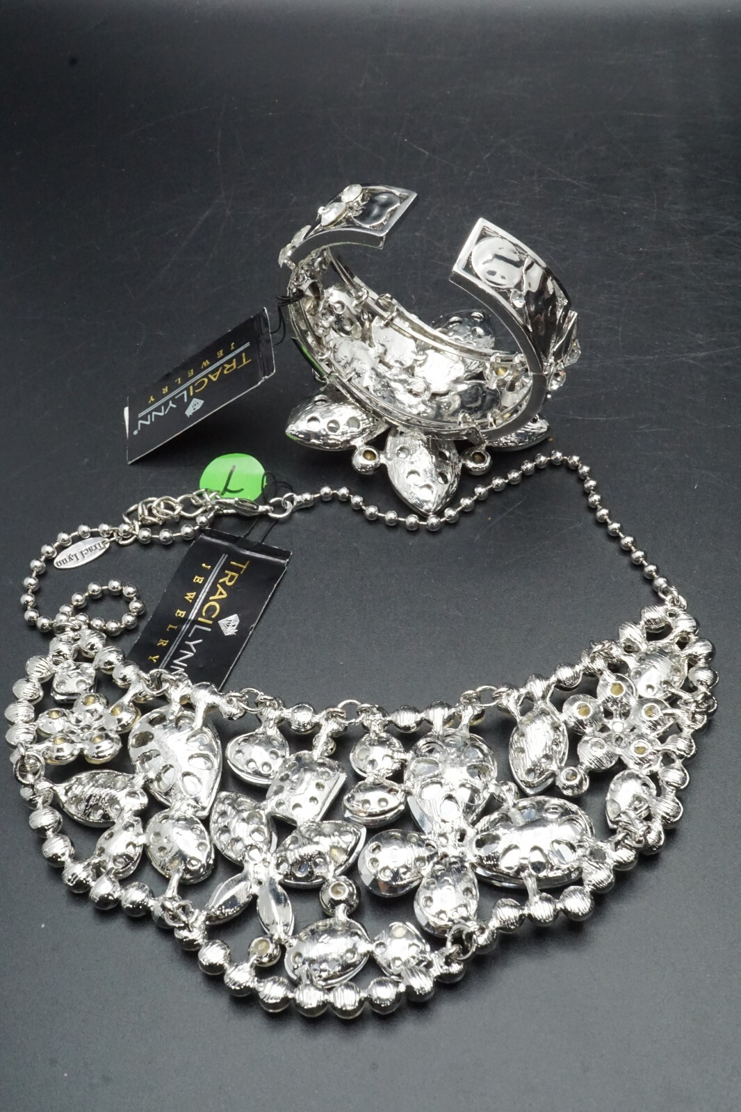 Nwt TRACI LYNN Statement Bib Style Necklace & Bracelet. NWT, SET | eBay