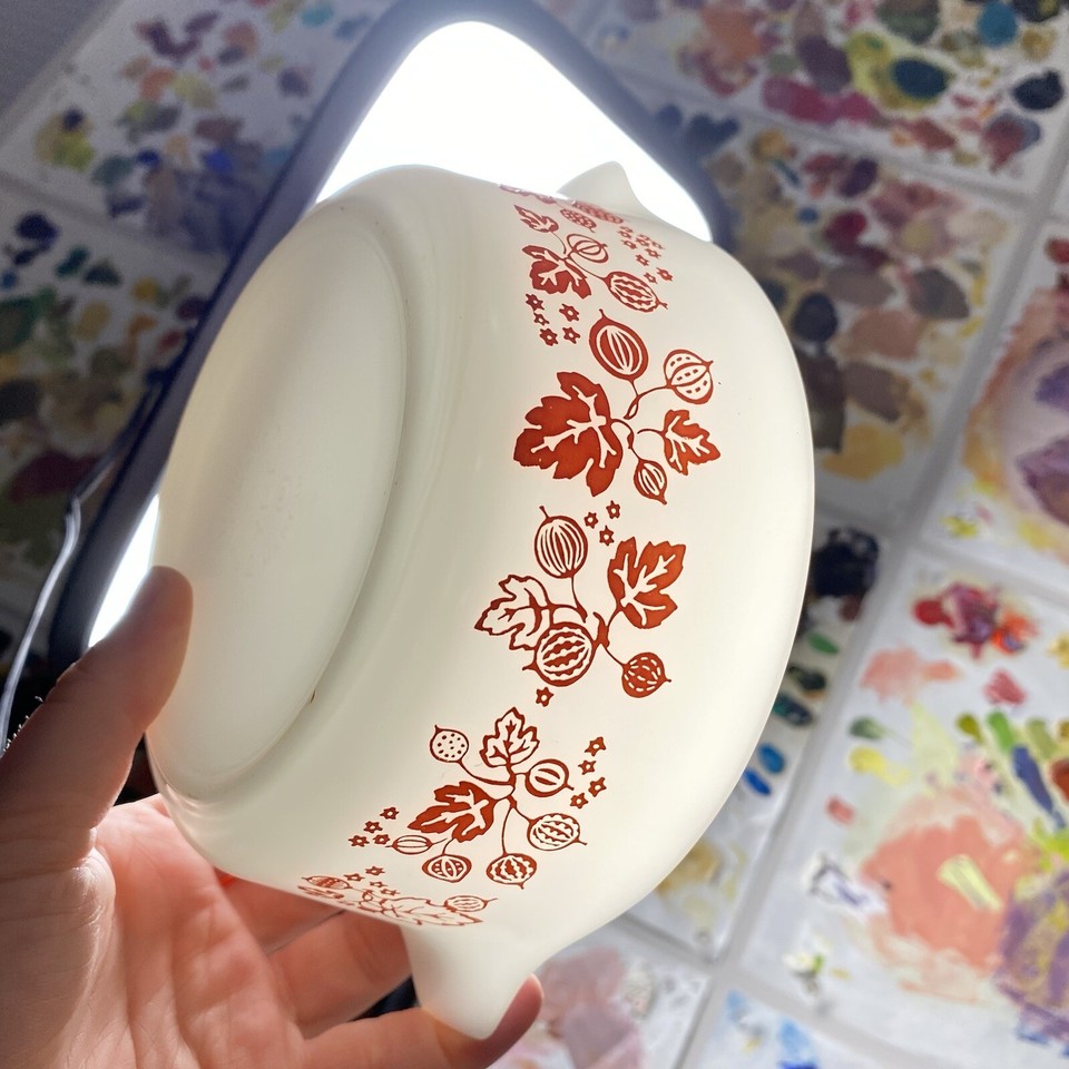 RARE HTF BOX Pink Gooseberry PYREX 473 472 471 Bake, Serve & Store Set ...