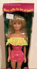 Vintage Ruffle Fun Barbie Doll Blonde #12433 Mattel 1994 Rare for sale ...