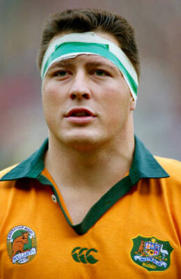 Australian Wallabies Rugby Union Great Phil Kearns No 1 Old Photo ...