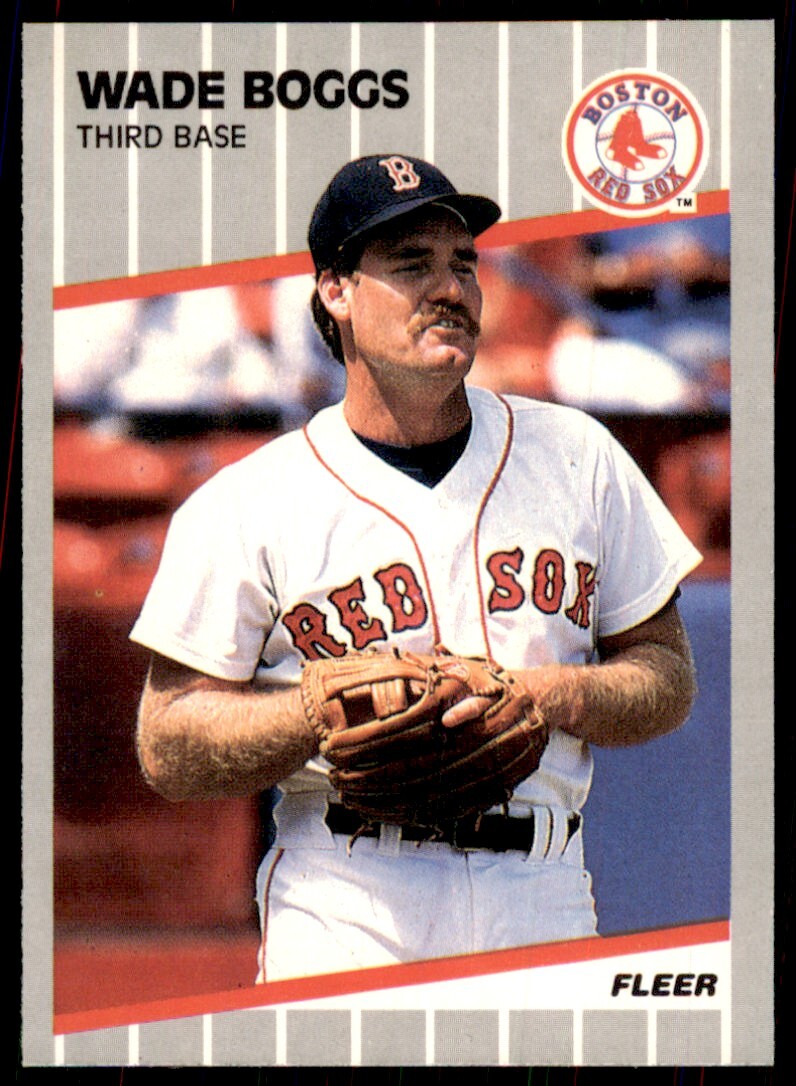 1989 Fleer Wade Boggs Baseball Cards #81 | eBay