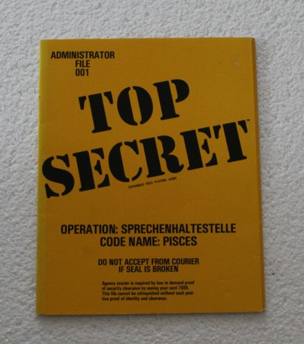 TSR - Top Secret - Operation: Sprechenhalttestelle | eBay