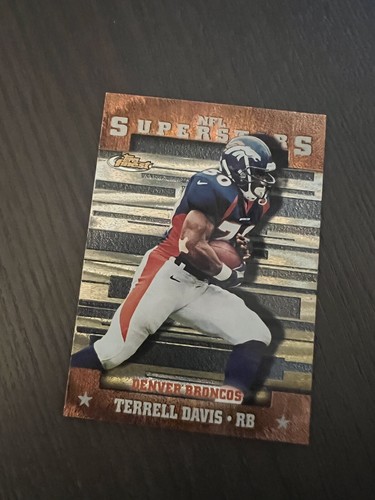 2000 Topps Finest NFL Superstars #S7 TERRELL DAVIS Denver Broncos ...