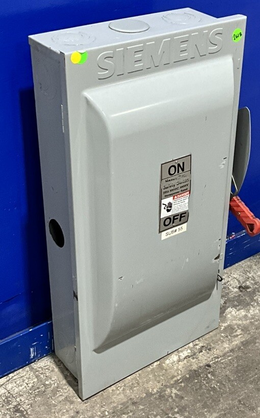 Siemens 200 Amp 600V Fusible Safety Switch HF364 (NO FUSES) 🟦 | eBay