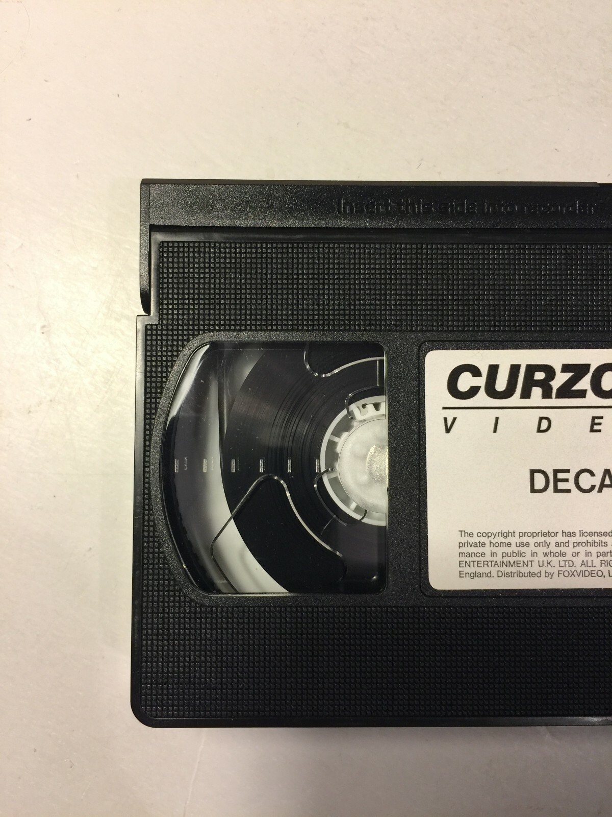 DECADENCE. VHS. JOAN COLLINS. STEVEN BERKOFF. | eBay UK