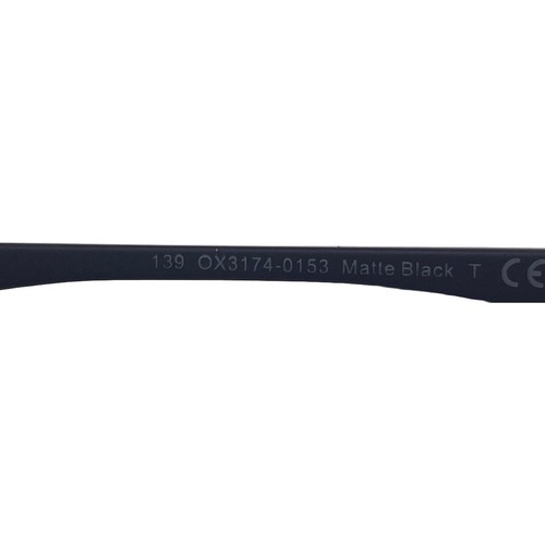 Oakley Barrelhouse OX3174 Matte Black Half Rim Eyeglasses Frames 53mm ...