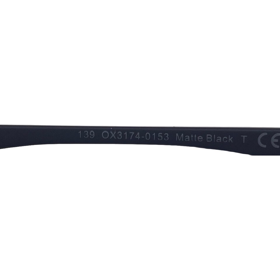 Oakley Barrelhouse OX3174 Matte Black Half Rim Eyeglasses Frames 53mm ...