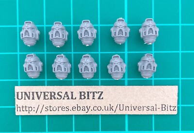 Space Marine Heads x 10 K Icon Helmet Firstborn Deathwatch Warhammer ...