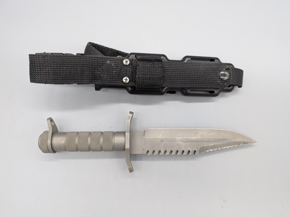 Buck Buckmaster 184 First Year Production Fixed Blade Survival Knife ...