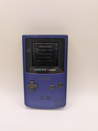 Nintendo Game Boy Color Console CGB-001 - Grape Purple - Tested Working ...