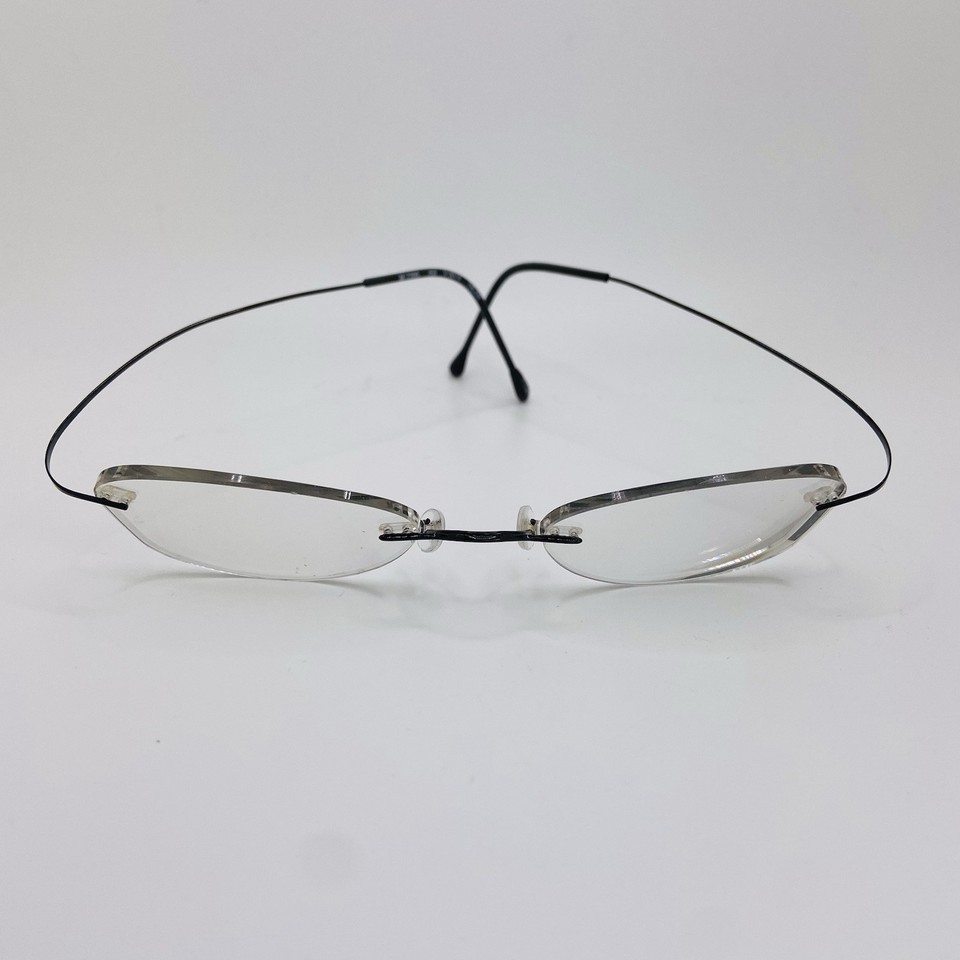 Silhouette Eyeglasses 7395 50 6074 Black Rimless Frame Austria 50[]19 ...