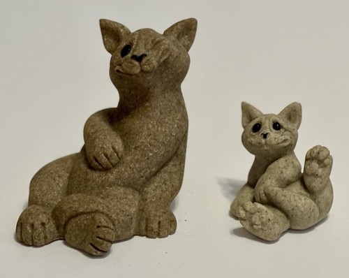Quarry Critters Second Nature Design , Carla Cat & Clyde Cat 2000 Two ...
