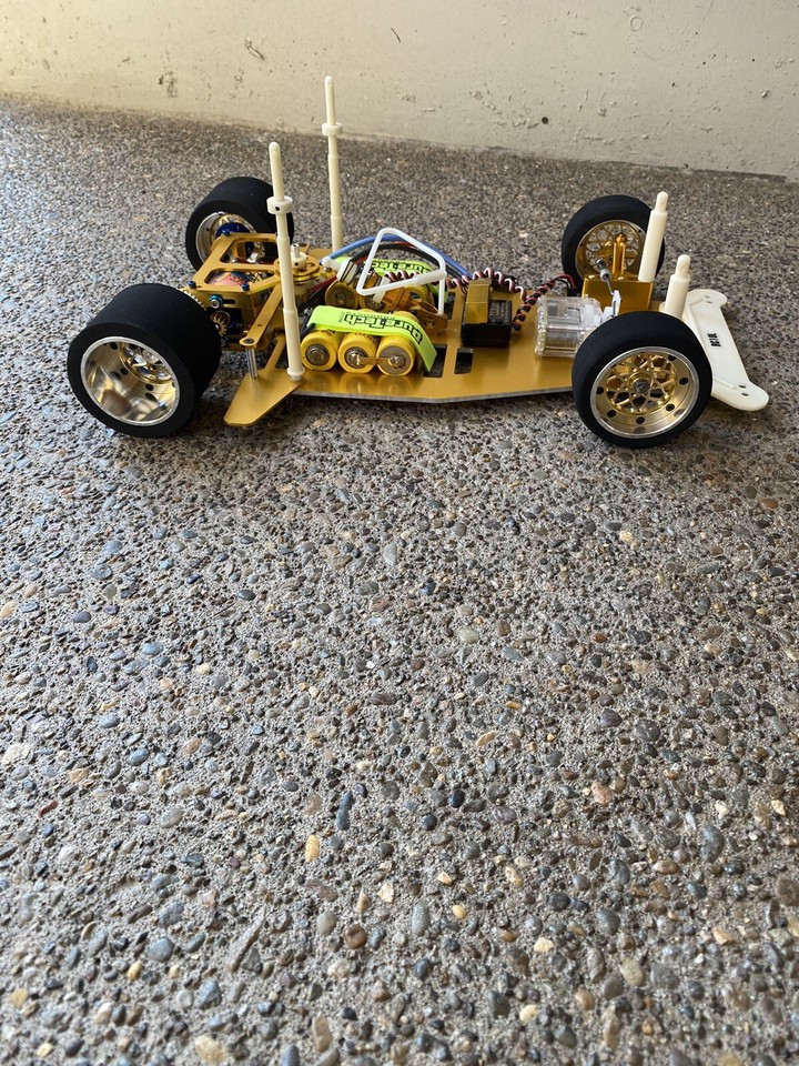 Vintage RC Associated RC10L Aluminum Chassis Only Gold Two-Tone ( Read ...