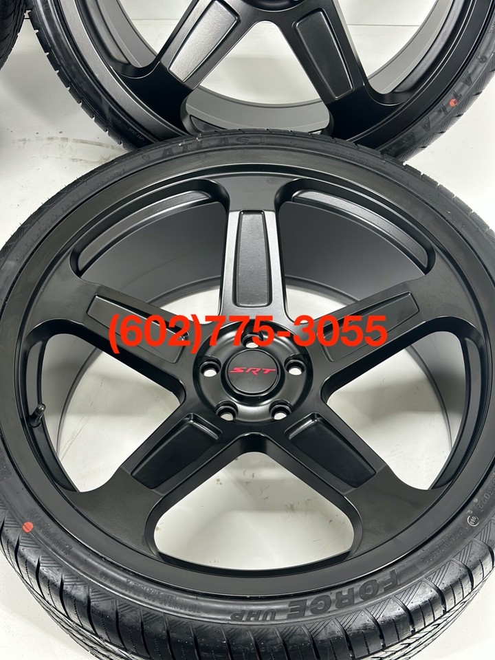 22" 4 DODGE CHARGER CHALLENGER SRT HELLCAT W BODY DEMON WHEELS RIMS ...