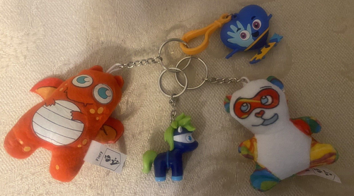 American Heart Association Lot of 4 Keychains Ruby, Fiery,Echo Pony ...