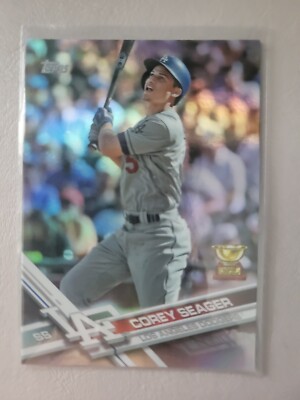 2017 Topps Series 1 Rainbow Foil Corey Seager Rangers #5 Gold Cup ...