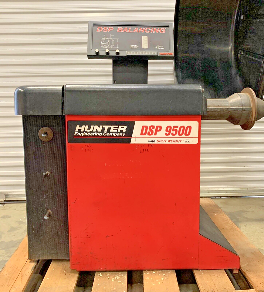 Hunter DSP 9500 W/ Split Weight DSP9502 Tire Wheel Balancer Machine ...
