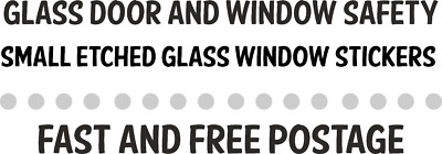 Window Glass Safety Sticker Stop People Walking into Glass Doors Easy ...