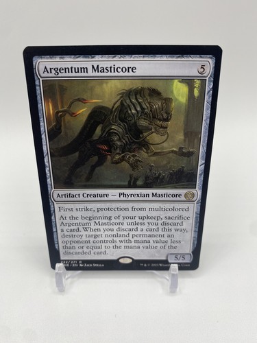 x1 Argentum Masticore ONE MTG 222/271 RARE M/NM 1x | eBay