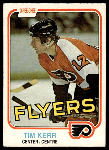 1981-82 O-Pee-Chee Tim Kerr Rookie Philadelphia Flyers #251 | eBay