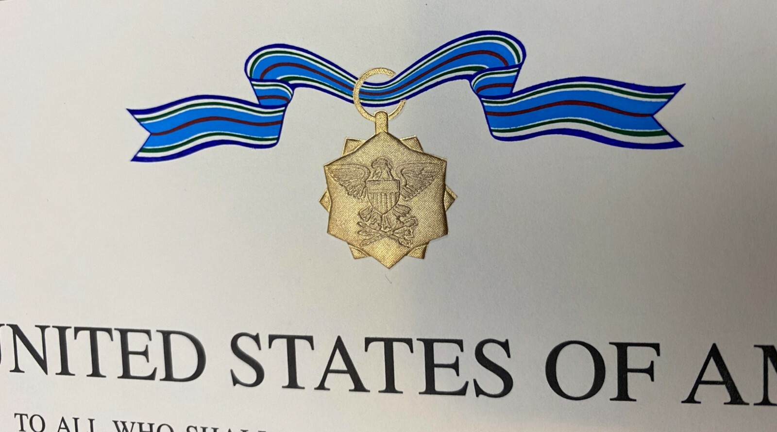 Joint Service Achievement Medal (JSAM) Citations (Certificate) - BLANK ...