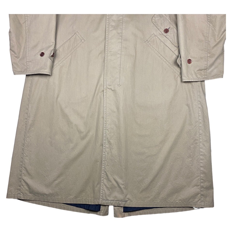 Schneiders Salzburg MARCO Raincoat Overcoat Beige Lined Button Men's UK ...