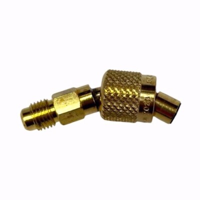 Yellow Jacket 19173 5/16 Female QC x 1/4 Male flare R-410A COUPLER 45 ...