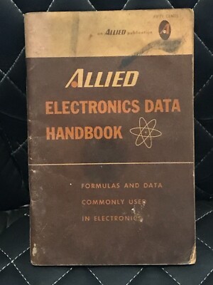 Vintage 1965 Allied Electronics Data Handbook Formulas and Data | eBay